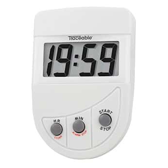 Traceable® Magnetic/Clip-on Alarm Timer with Calibration - Cole-Parmer
