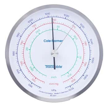 Traceable® Three-Scale Dial Barometer with Calibration - Cole-Parmer