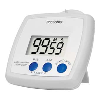 Traceable® Water-Resistant/Steamproof Digital Timer with Calibration ...
