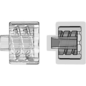 Value Plastics Male Luer Integral Lock Ring to Plug Adapters from Cole ...