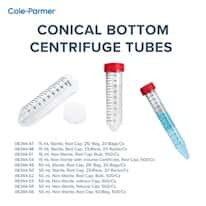 Centrifuge Tubes from Cole-Parmer