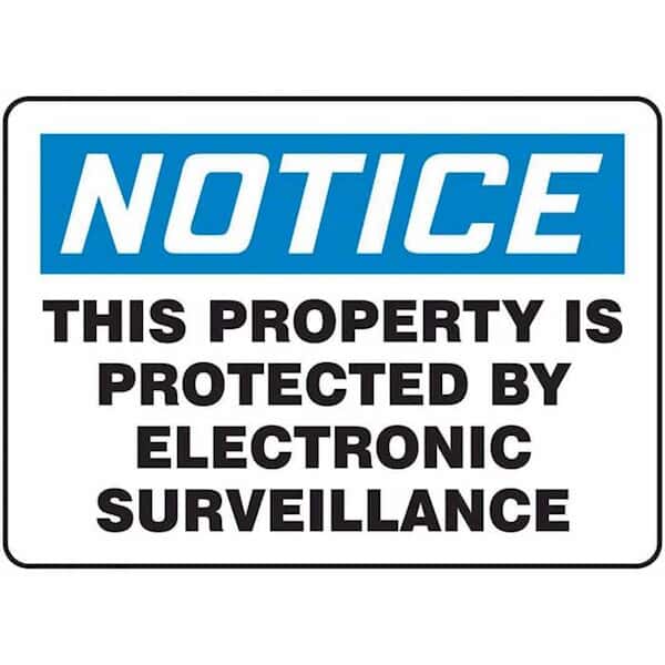 Notice: This Property Is protected By Electronic Surveillance Signs ...