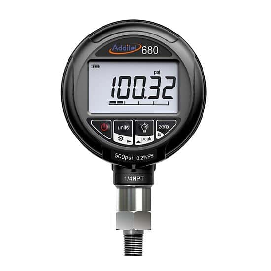 Additel 680W Wireless Digital Pressure Gauges with Data Logging - Cole ...