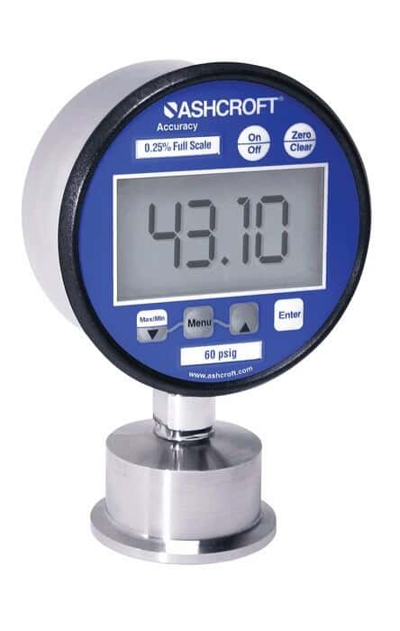 Ashcroft Digital Sanitary Pressure Gauges - Cole-Parmer