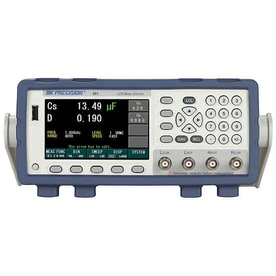 B&K Precision Model 891 Compact Benchtop LCR Meter - Cole-Parmer