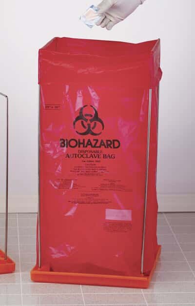 Clavies Biohazard Bag Holders - Cole-Parmer