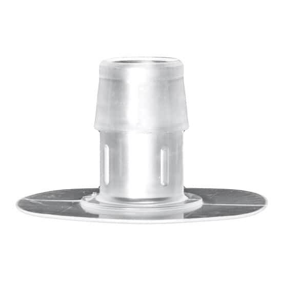 Cole-Parmer® Cleanroom Port Disk Hose Barb Fittings, Flat Plate, Engage ...