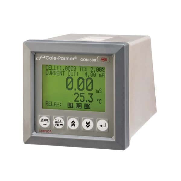 Cole-Parmer Conductivity/TDS/Temperature 1/4-DIN Controllers - Cole-Parmer