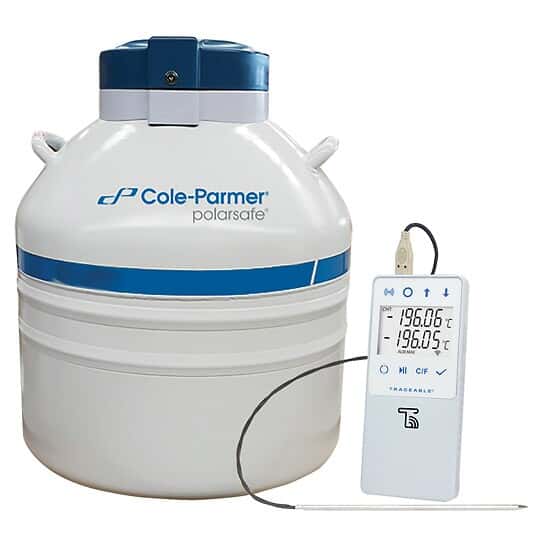 Cole-Parmer® Dewar and Traceable® Temperature Data Logger Bundles from ...
