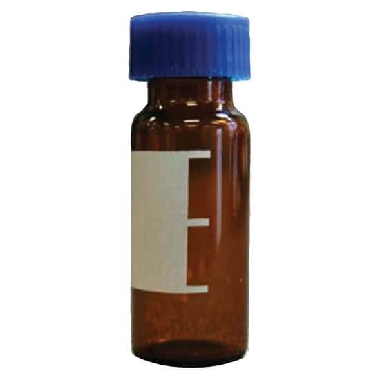 Cole-Parmer® KX+ LCGC Certified 2-mL Short Thread Screw Top Glass Vials ...