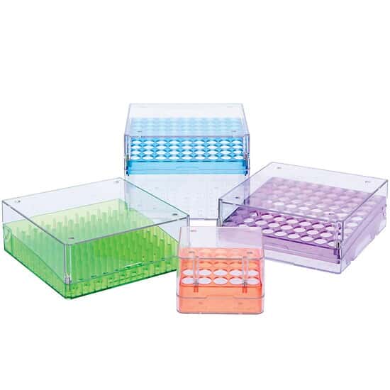 Cole-Parmer® Magne-Box Magnetic Polycarbonate Cryo-Boxes from Cole-Parmer