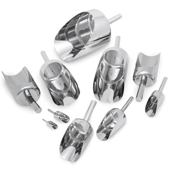 Cole-Parmer® Pharma Lab Sampling Scoops, 316L Stainless Steel from Cole ...