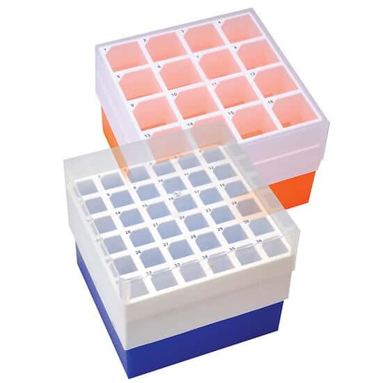 Cole-Parmer® Polypropylene 15 and 50 mL Vial Storage Boxes from Cole-Parmer