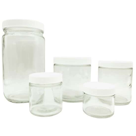 Cole-Parmer® Pre-Cleaned EPA Wide-Mouth Jars, Clear Glass from Cole ...