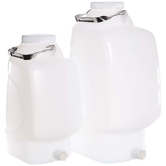 Cole-Parmer® Rectangular Carboy with Spigot, HDPE from Cole-Parmer
