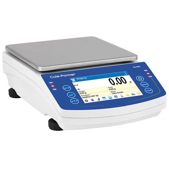 Cole-Parmer® TB-800 Series Precision Touch-Screen Toploading Balances ...