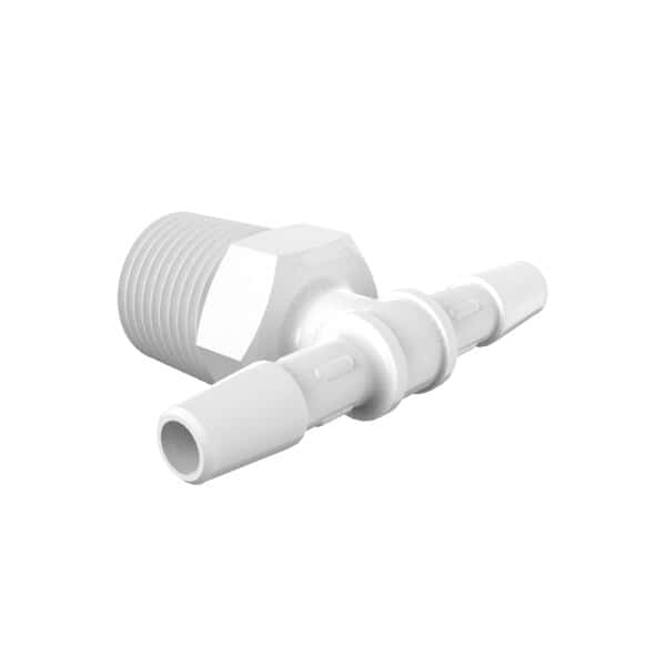 Cole Parmer Threaded Tee Adapter, HDPE from Cole-Parmer