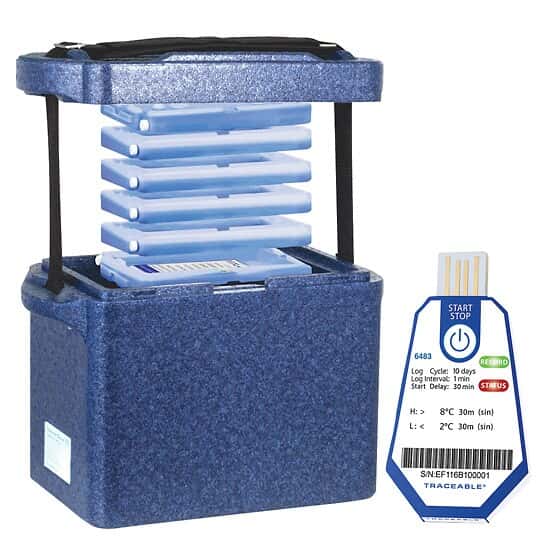 Cole-Parmer® PolarSafe® Transport Kit and Traceable® Temperature Data ...