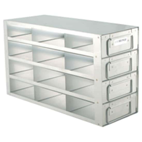 Cole-Parmer® Upright Freezer Drawer Racks for Standard 2" Boxes from ...