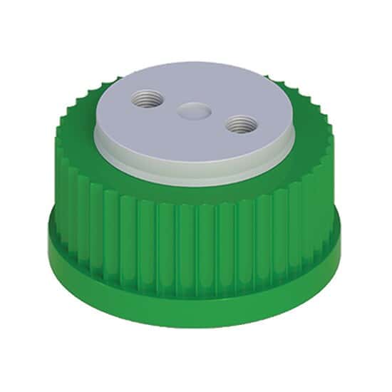 Cole-Parmer® VapLock™ Solvent Delivery Caps with Inlet Valve and Filter ...