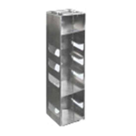 Cole-Parmer® Vertical/Chest Aluminum Racks for Standard 3" Boxes from ...