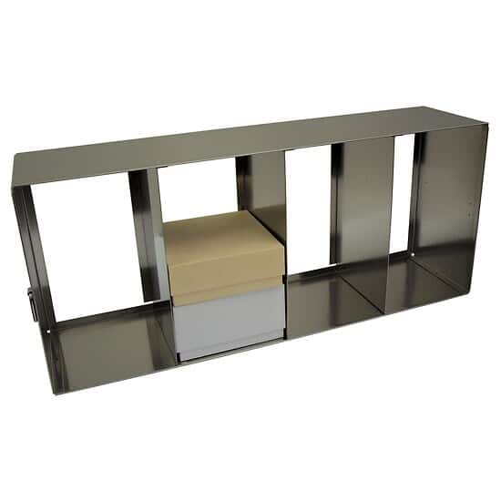 Cole-Parmer® Essentials Vertical/Chest Racks for Large 3.75" High Boxes ...