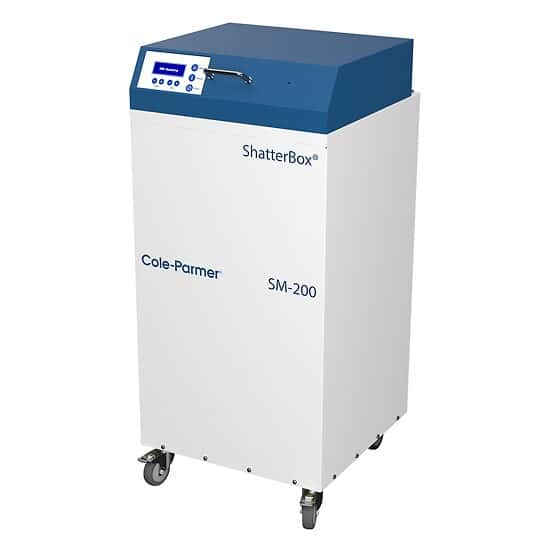 Cole-Parmer® SamplePrep SM-200 ShatterBox® Versatile Ring and Puck Mill ...