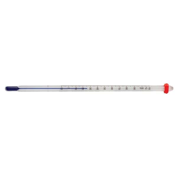 Digi-Sense Blue Spirit PFA-Coated Glass Thermometers, Celsius-Scale ...