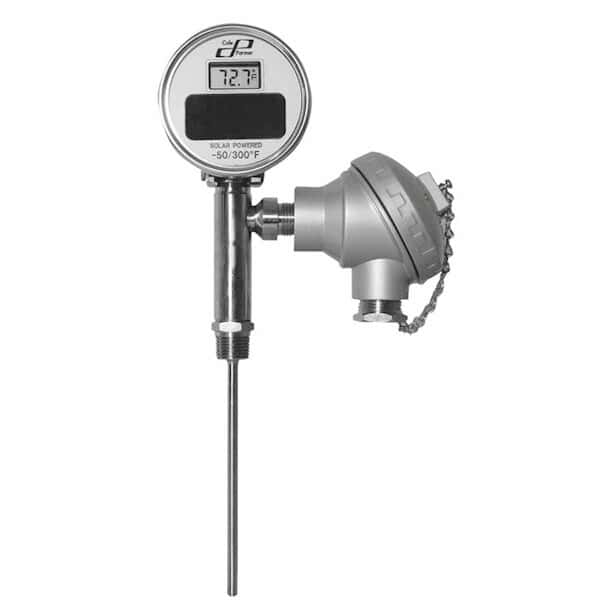 Digi-Sense RTD Solar Twin Temp Industrial Probes - Cole-Parmer