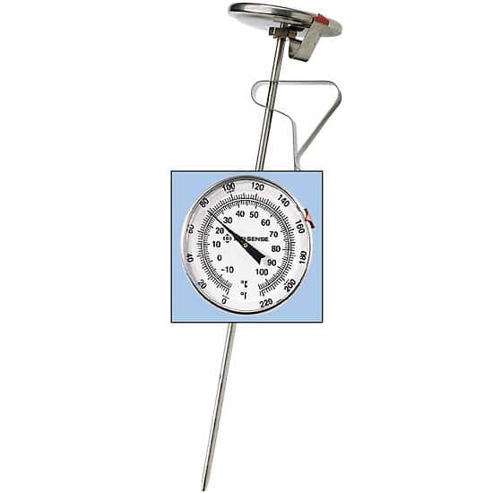 Digi-Sense Dual Scale 2" Dial Stainless Steel Pocket Thermometers ...