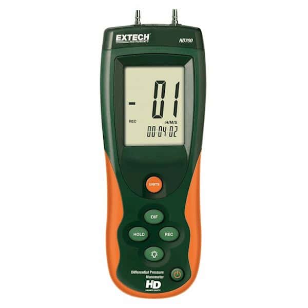 Extech Low-Pressure Differential Manometer - Cole-Parmer India