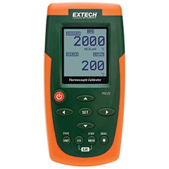 Extech PRC20 Thermocouple Calibrator - Cole-Parmer