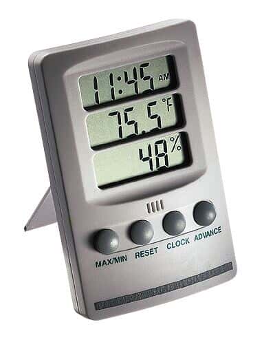 Extech Thermohygrometer Clocks from Cole-Parmer