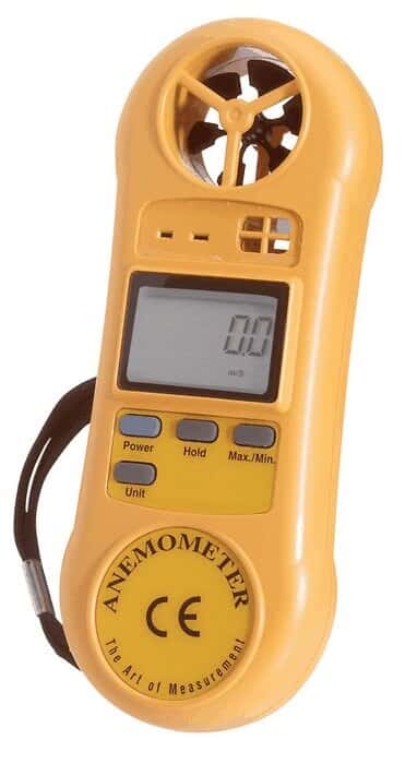 Pocket Digital Vane Anemometer - Cole-Parmer
