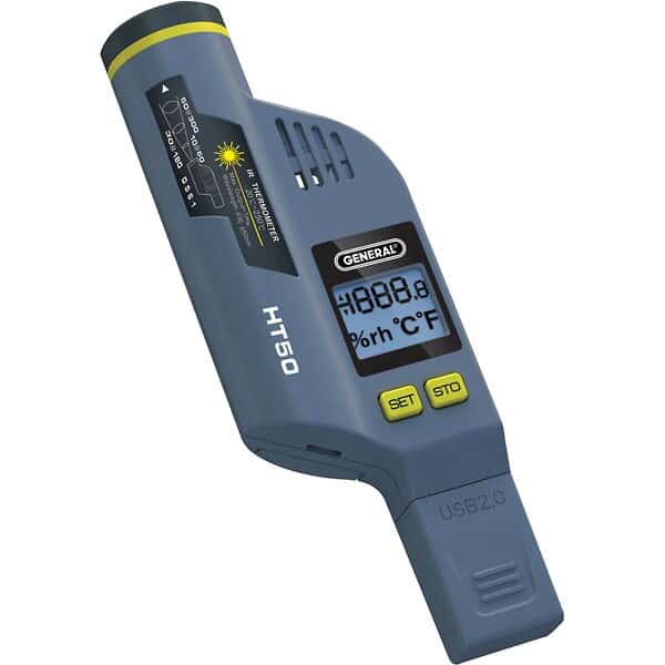 USB Temperature/Humidity Data Logger with IR Thermometer - Cole-Parmer ...