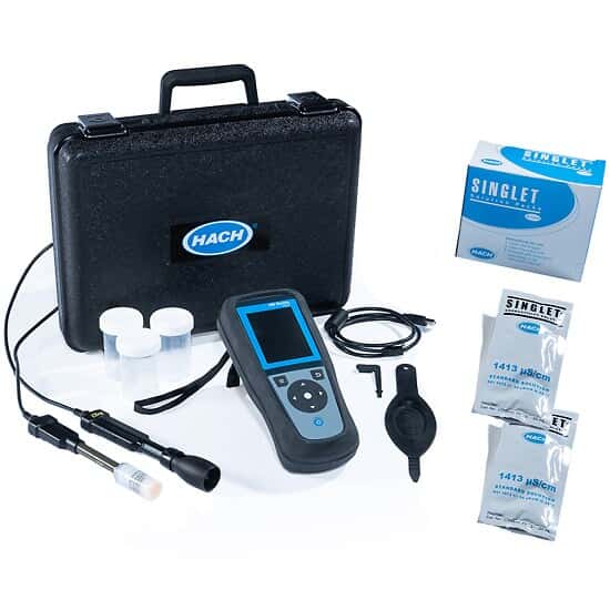 Hach HQ4200 Series Portable pH, Conductivity, TDS, Salinity, DO, ORP, ISE Meter, 2 Channels from ...