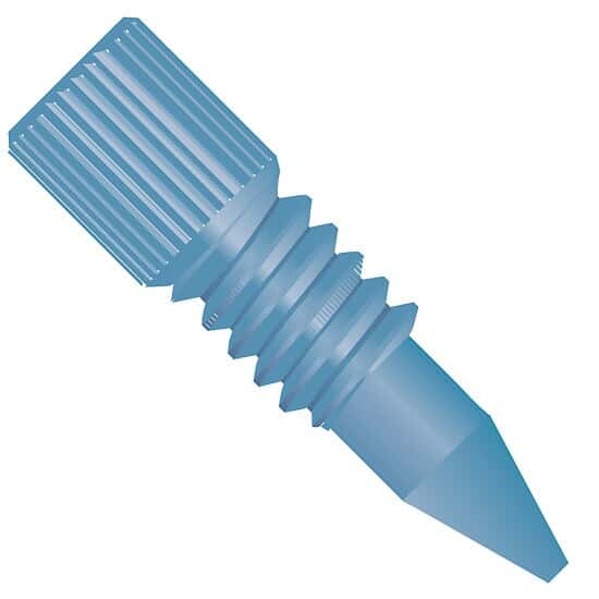 Idex® One-Piece MicroTight® Fittings with Headless Knurl from Cole-Parmer