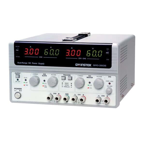 Instek SPD3606 Multiple Output Dual Range DC Power Supply - Cole-Parmer