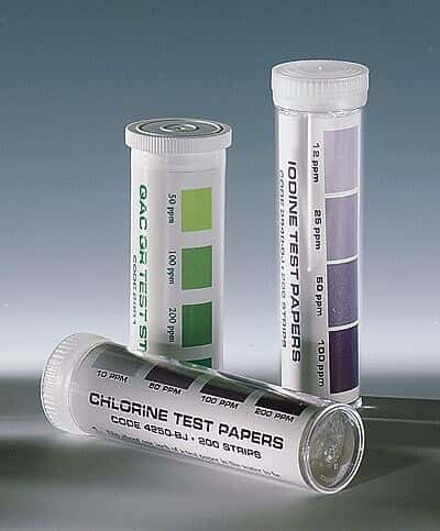 LaMotte Sanitizer Strength Test Strips - Cole-Parmer