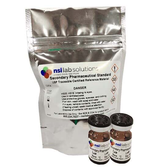 NSI Lab Solutions Pharmaceutical Secondary Reference Materials, M to Z ...
