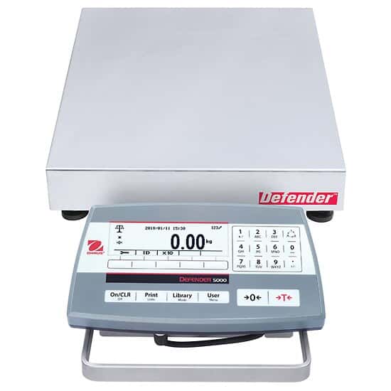 Ohaus® Defender™ 5000 Low Profile Industrial Scales with ABS Plastic ...