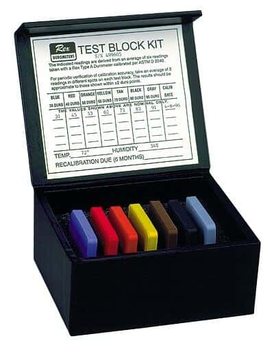 Test Block Kit for Type A Durometers - Cole-Parmer