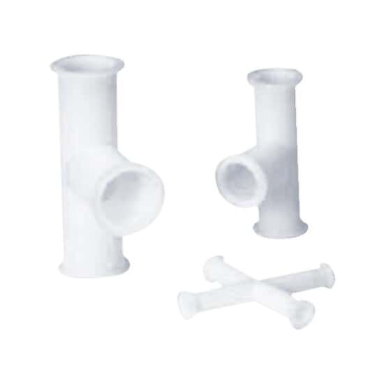 Saint-Gobain Sani-Tech® Tee Fittings, PVDF from Cole-Parmer