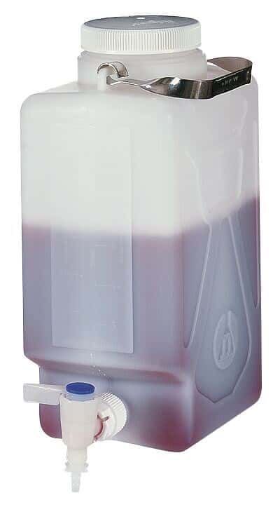 Thermo Scientific Nalgene Fluorinated Rectangular Carboys with Spigot - Cole-Parmer