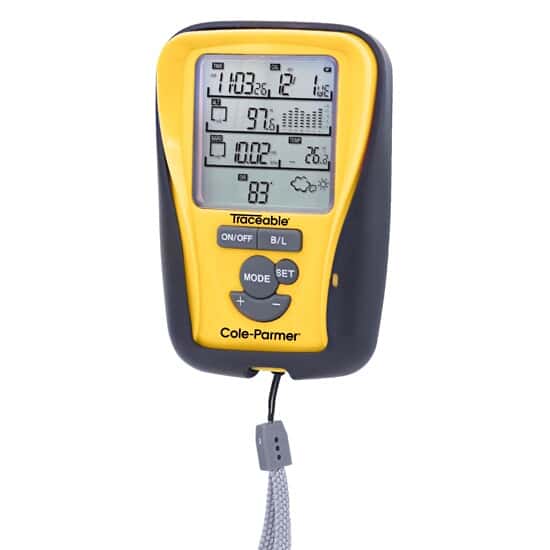 Traceable® Digital Handheld Environmental Monitor with Stopwatch and ...