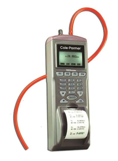 Traceable® Printing Digital Manometers with Calibration - Cole-Parmer