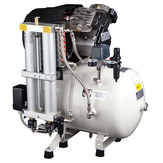 Ultra-Quiet Oilless Air Compressors with Storage Tank - Cole-Parmer