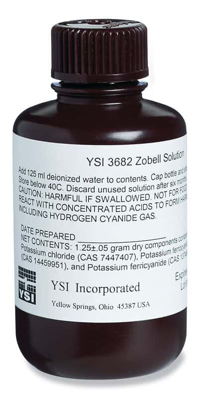 YSI Zobell ORP Calibration Solution - Cole-Parmer