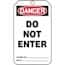 Accident Prevention Tags; Danger: Do Not Enter - Cole-Parmer